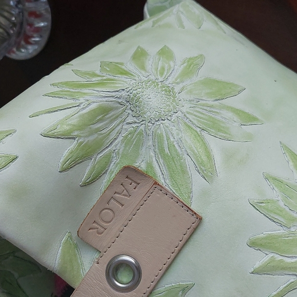 Falor | Bags | Vintage Falor Italian Leather Sunflower Tote | Poshmark